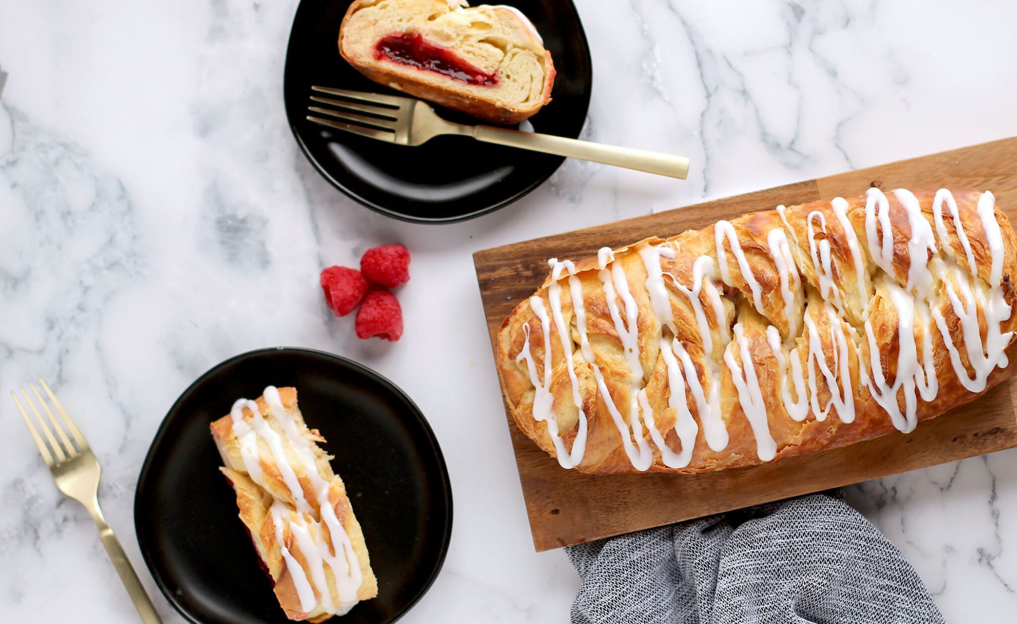 Raspberry Butter Braid® Pastry - Butter Braid Fundraising